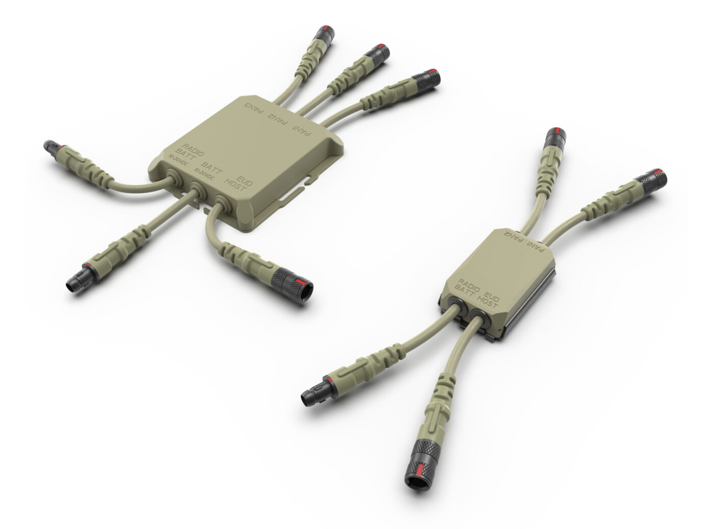 Fischer KEYSTONE™ power and data hubs | Key soldier devices