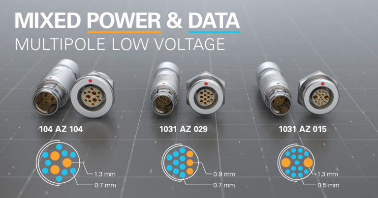 Power and Data Connectors | Multipole Low-Voltage Configurations