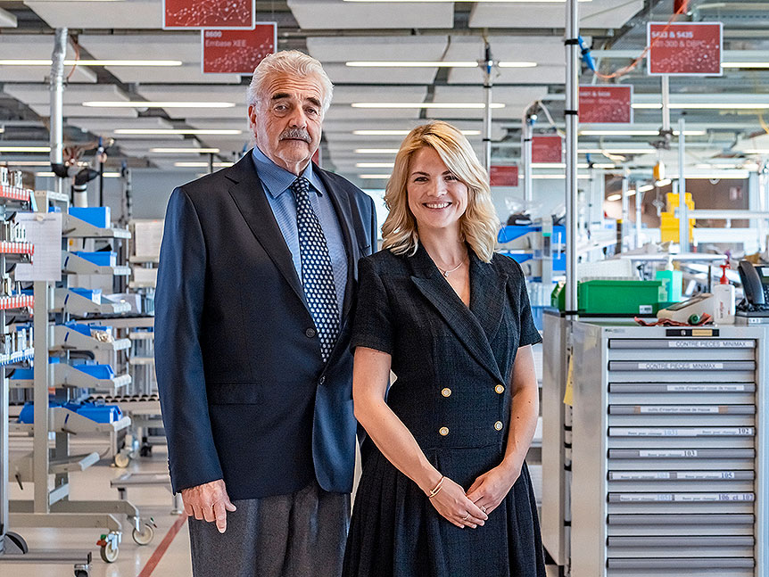 Peter Fischer hands over presidency to his daughter Sabrina Brossard