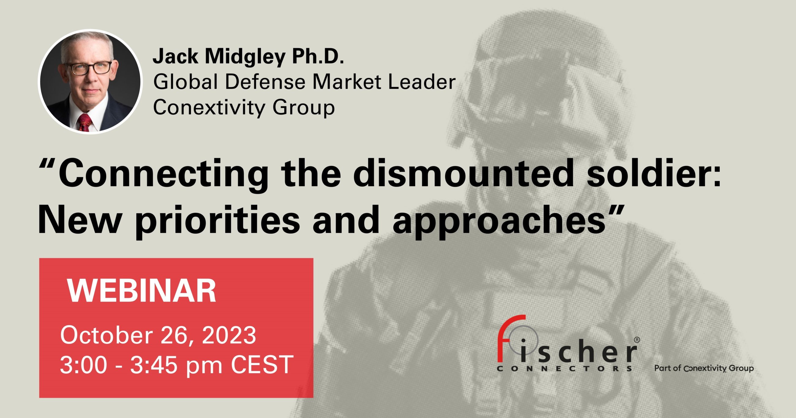 Webinar zur Konnektivität von Soldaten, 26. Oktober | Fischer Connectors